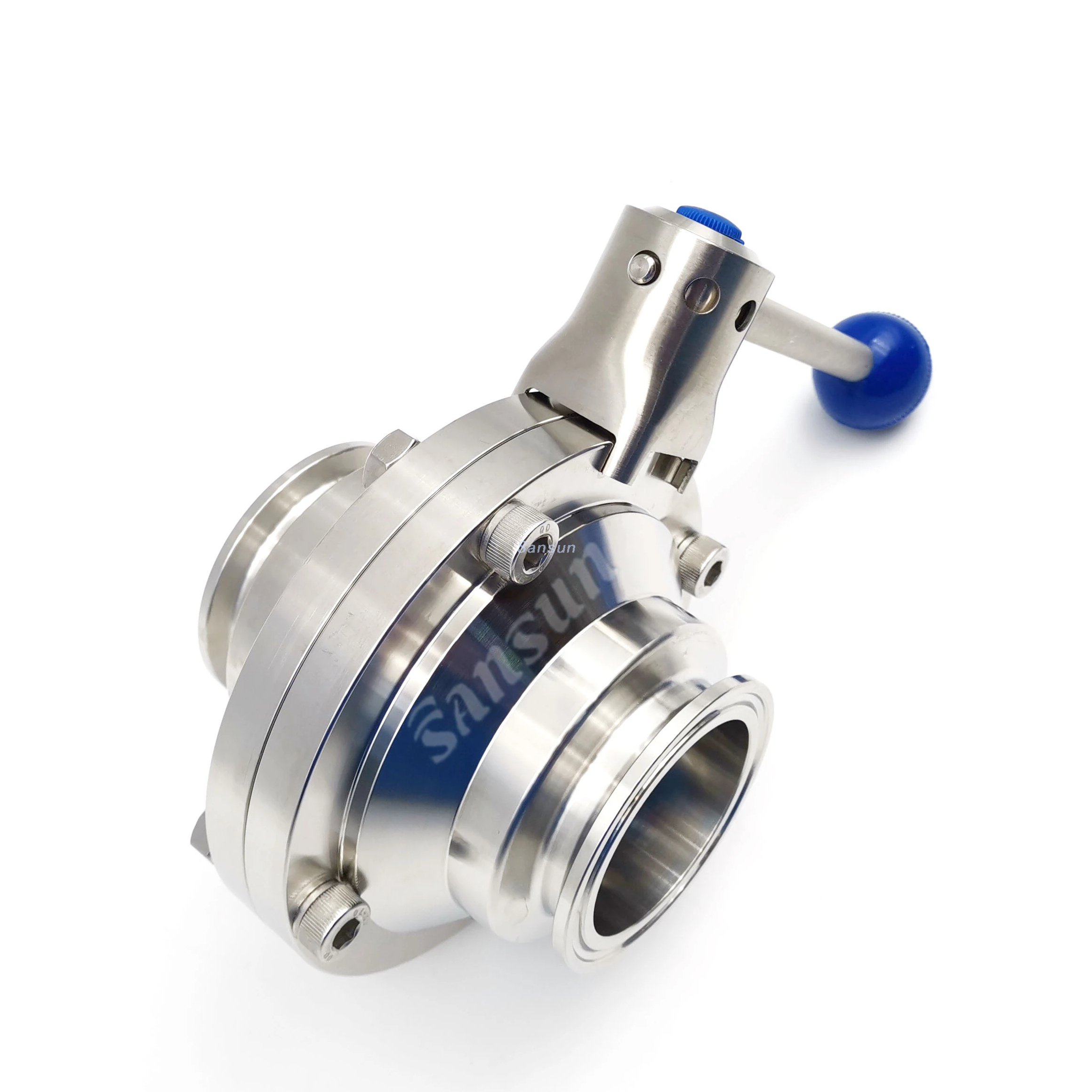 Sanitary tri clamp Butterfly Type Ball Valve from China manufacturer ...