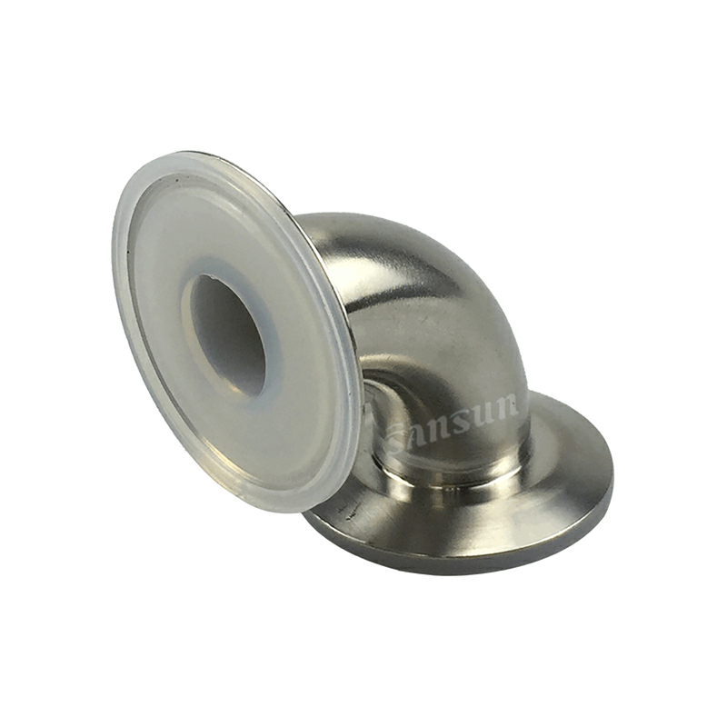 PFA Lined 90 Degree Tri Clamp Elbow from China manufacturer - Sansun