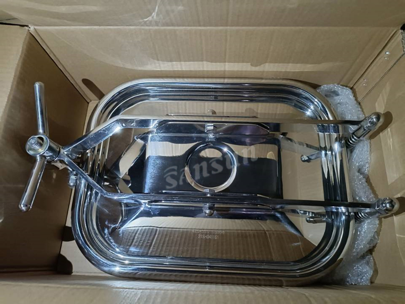 Stainless Steel Sanitary Square Manway Manhole Cover from China ...