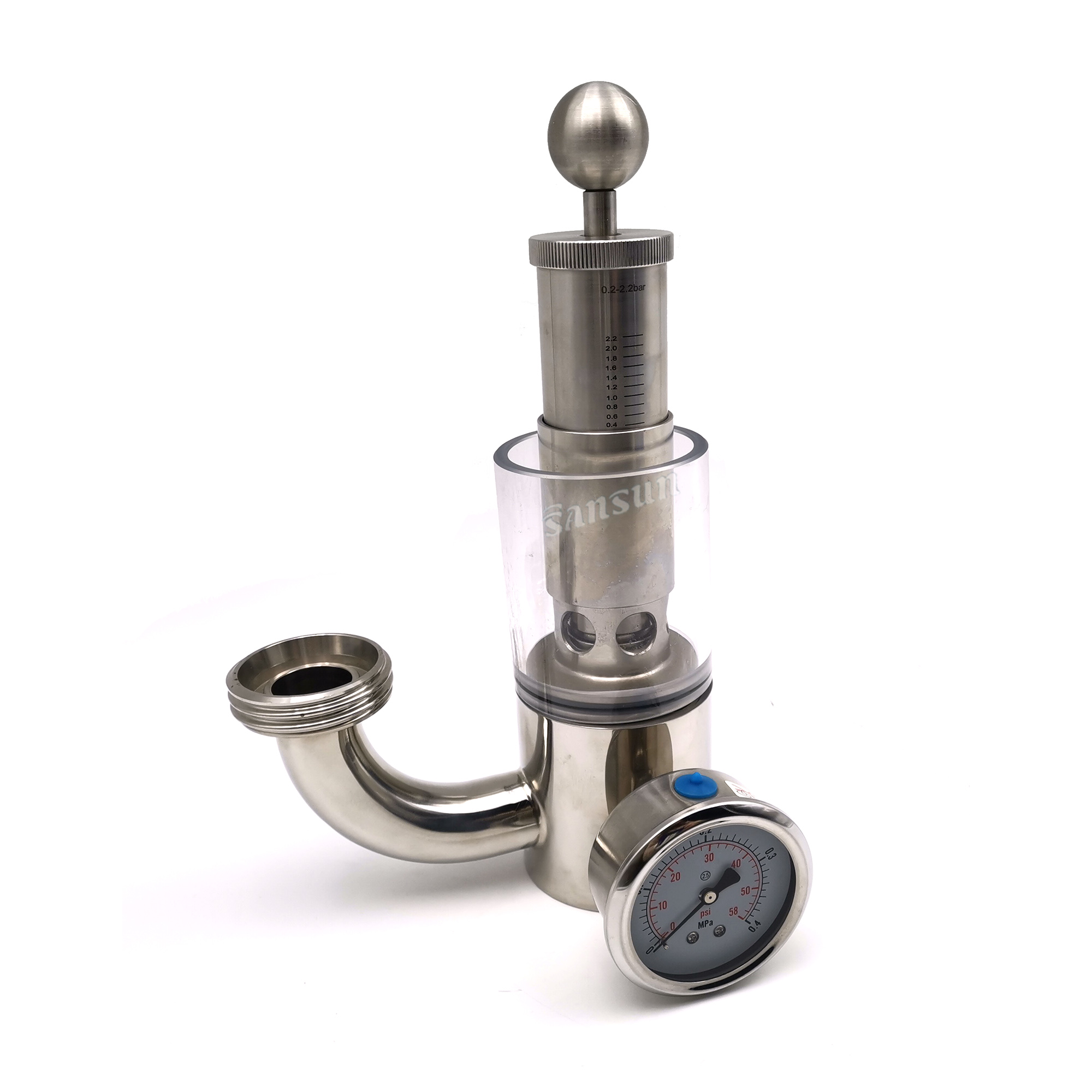 Adjustable PRV Brewing Triclamp Spunding Valve Air Release with ...